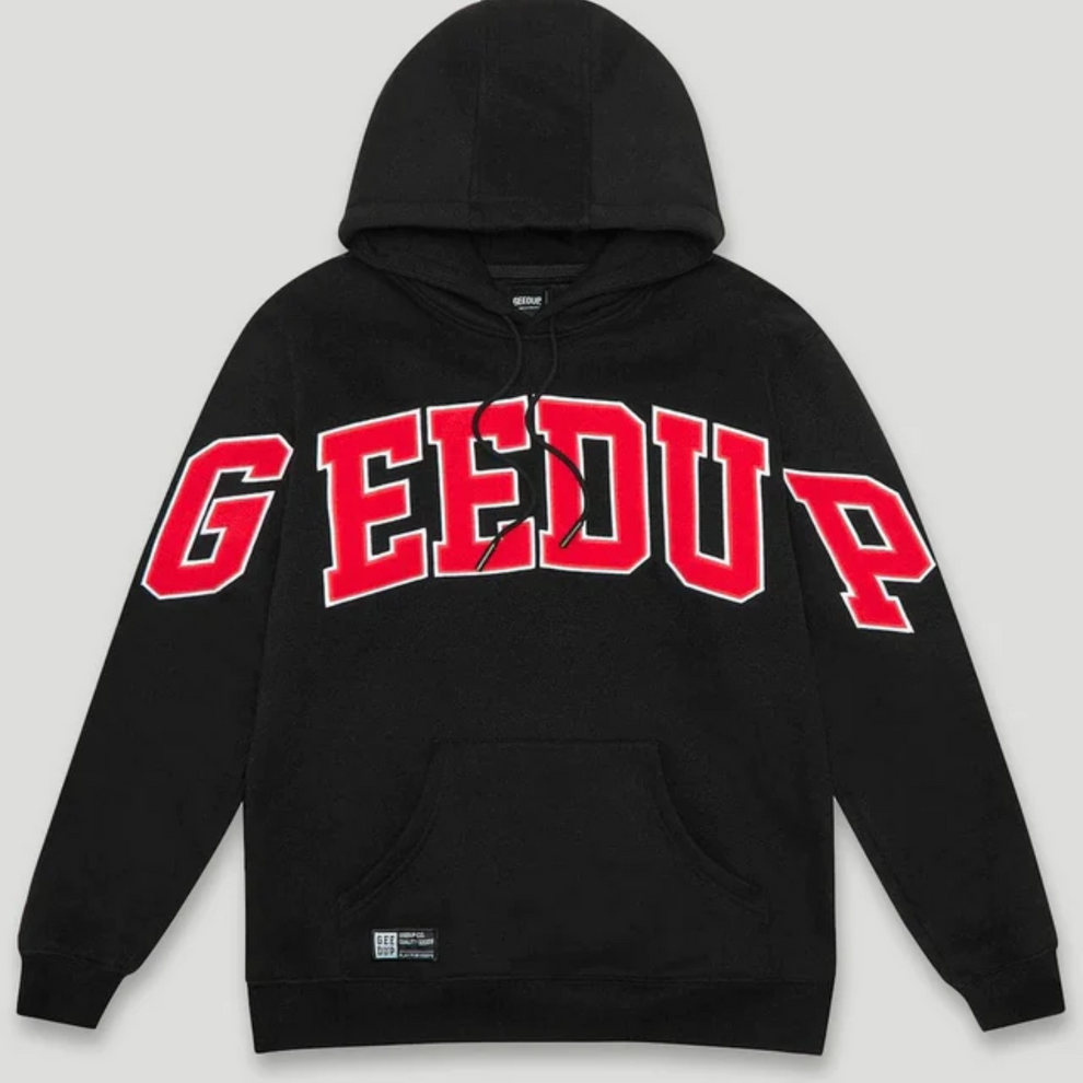 Geedup Team Logo Black Red Hoodie - SneakerUp – SneakerUp Australia
