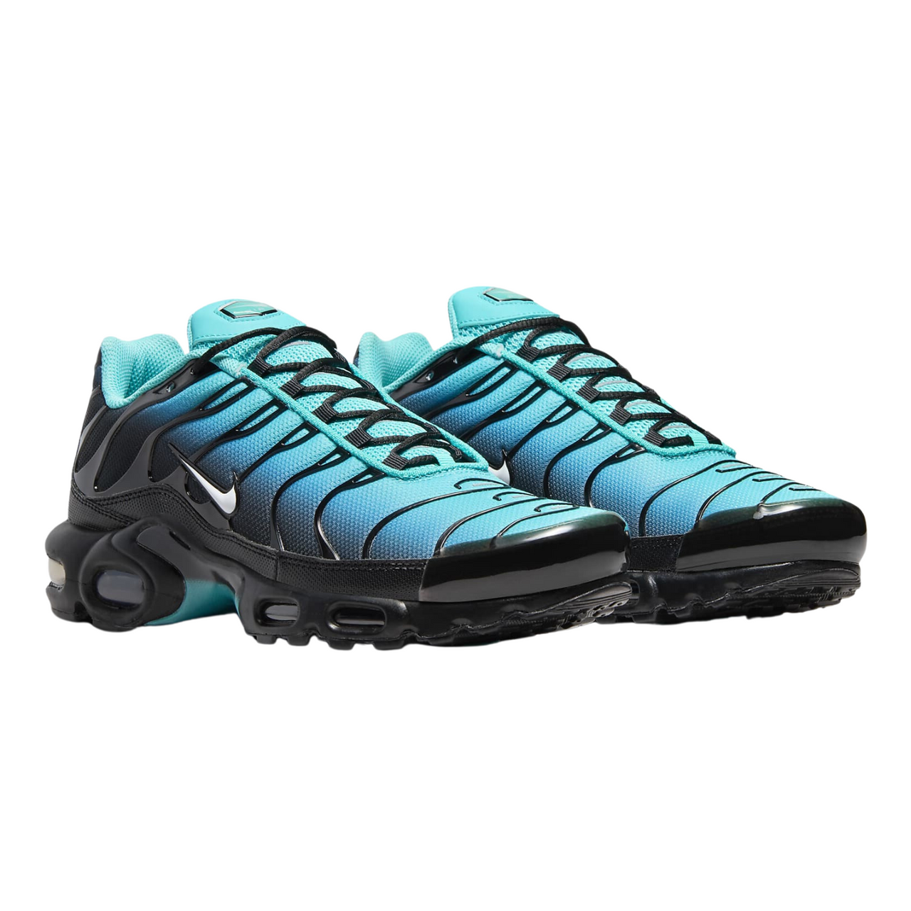 Nike Air Max Plus TN Black Aqua Gradient Caribbean Sea Men's ...